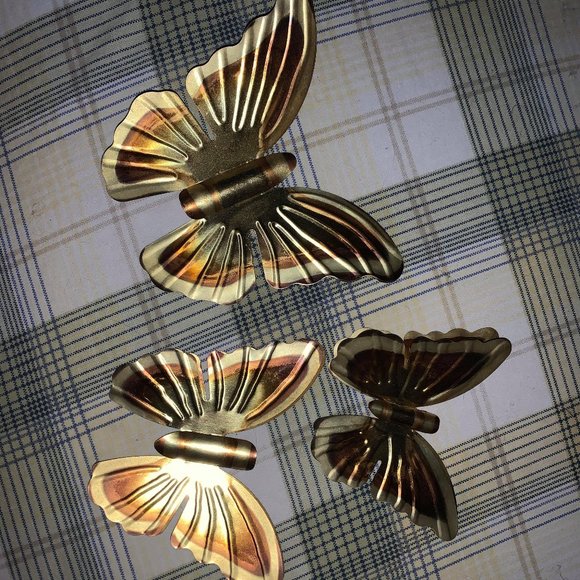 Wall Decor | Vintage Metal Butterflies | Poshmark